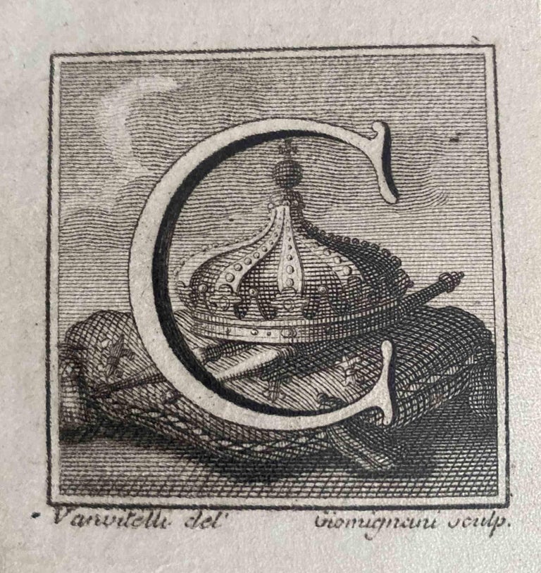 Unknown - Antiquities of Herculaneum - Letter C - Etching - 18th ...