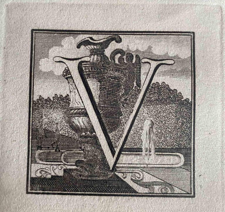 Unknown - Antiquities of Herculaneum - Letter V - Etching - 18th ...
