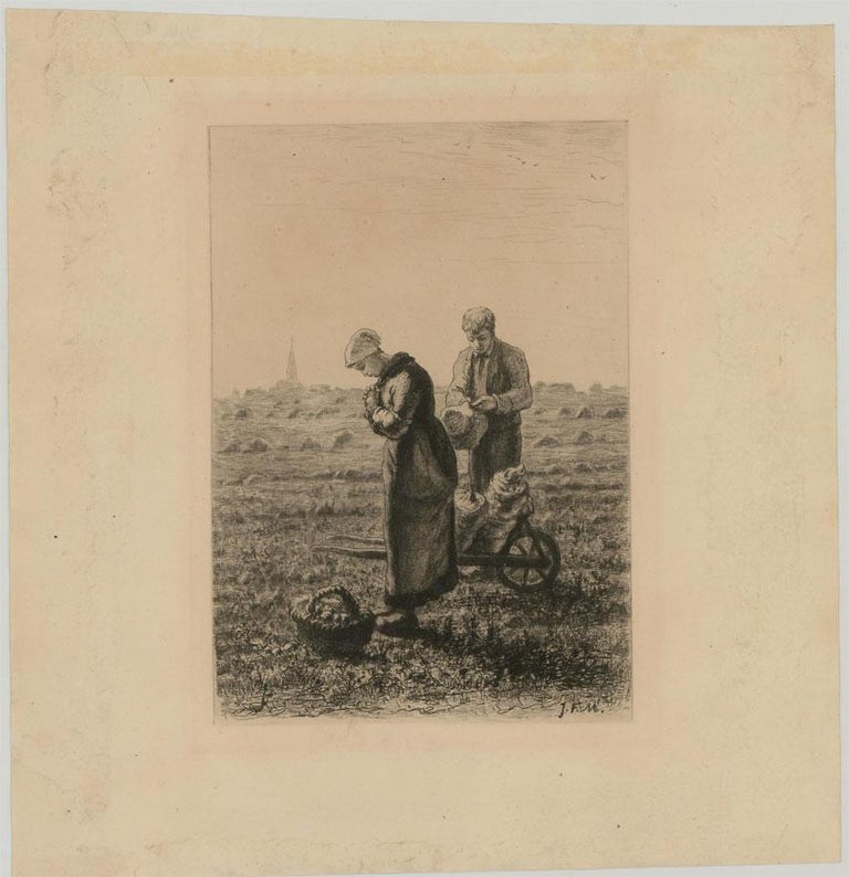 Unknown - A.P. Martial (1827-1883) after Jean Francois Millet - Etching ...