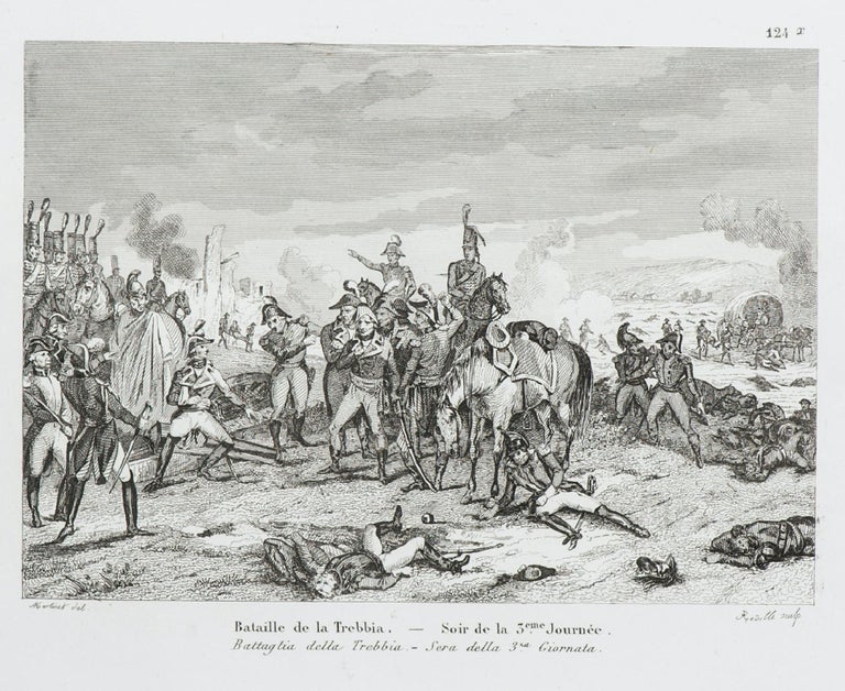 Unknown - Battle of Trebbia - Lithograph - 19th Century For Sale at 1stDibs