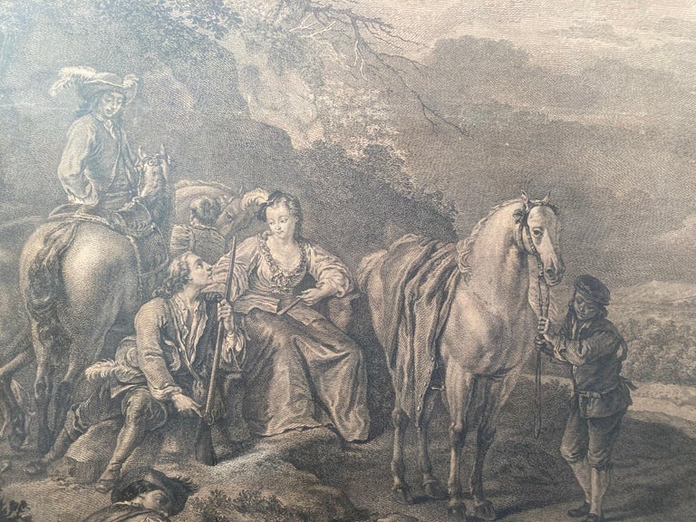 Unknown - Chasseur Fortune, Engraving, Van Falenz pinixit /Jac. Ph. Le ...