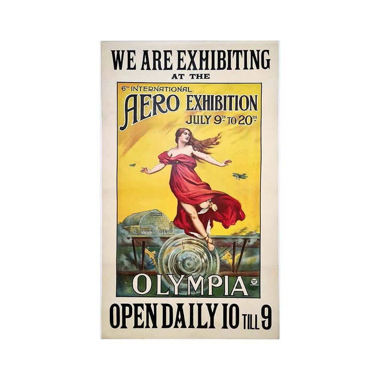Unknown - Circa 1910 Original poster - 6th International Aeronautical ...