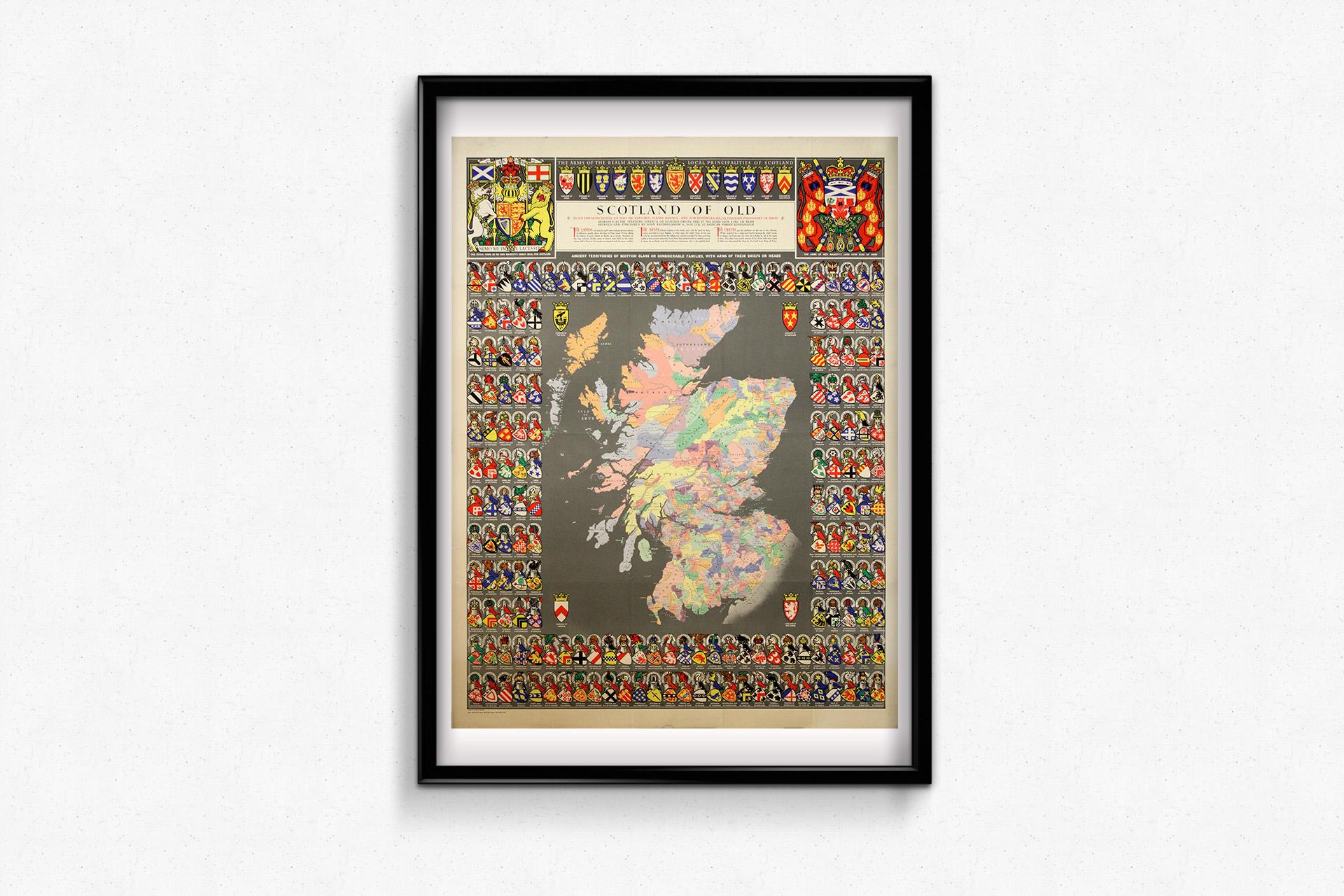 Unknown - Circa 1960 Original poster titled “Scotland of Old ...