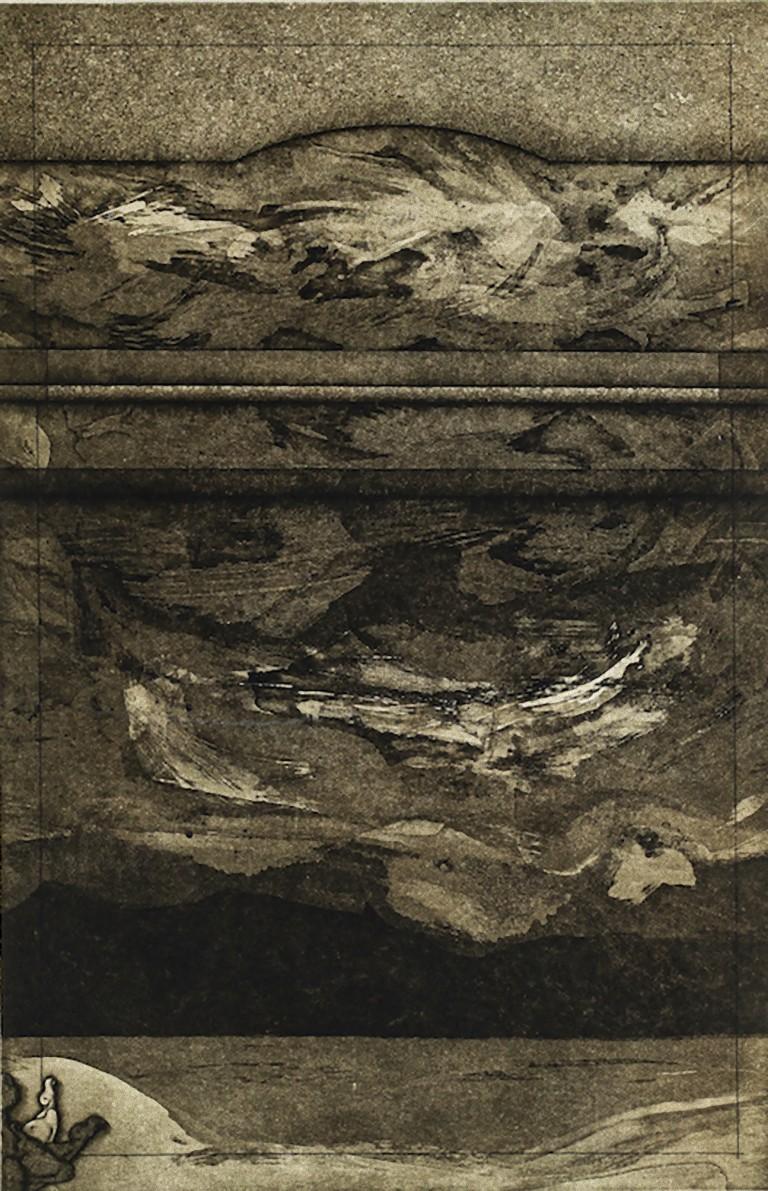 Unknown - Composition - Original Etching On Paper - 1972 ca. For Sale ...