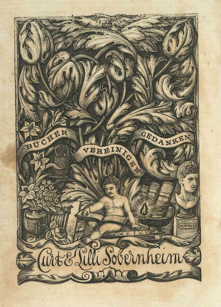 Unknown - Cupid and Motifs - Woodcut Print - Early 20th century For ...