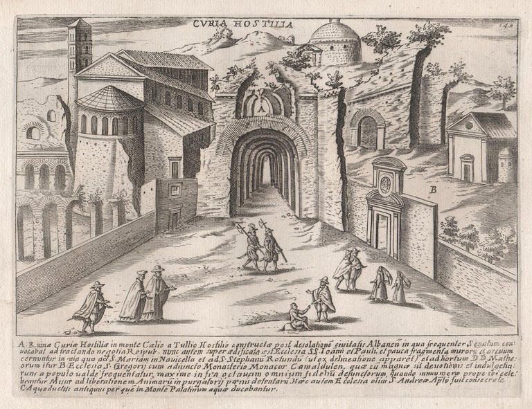 Unknown - Curia Hostilia, Rome Italy. Jacobs Lauro 17th century ...