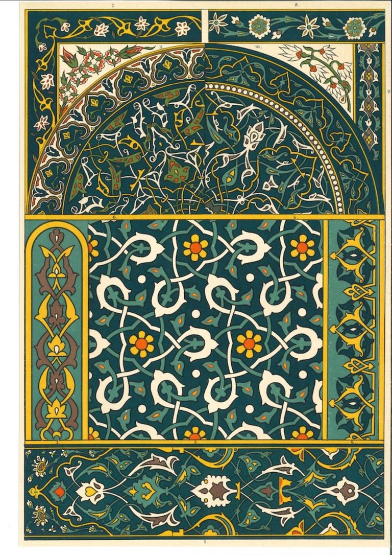 Unknown - Decorative Motifs - Vintage Chromolithograph - 20th Century ...