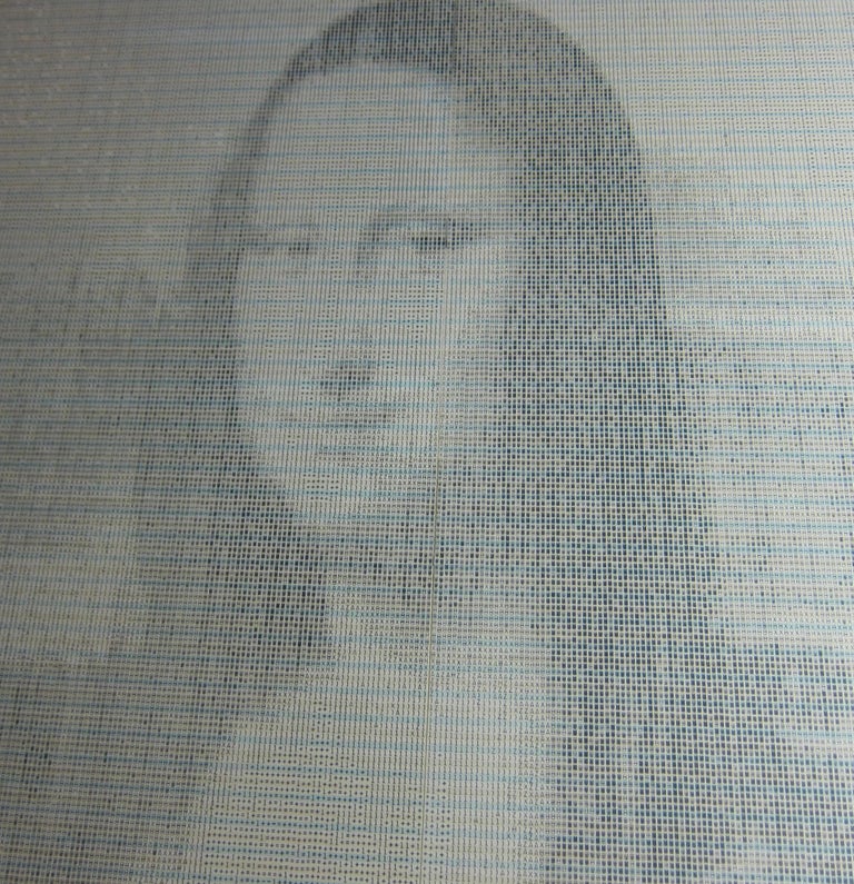 Unknown - Early Coded Computer Graphic Image of the Mona Lisa, circa ...