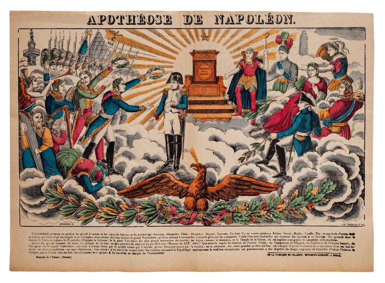 Unknown - Epinal Print, Apothéose Du Napoléon - Original Lithograph ...