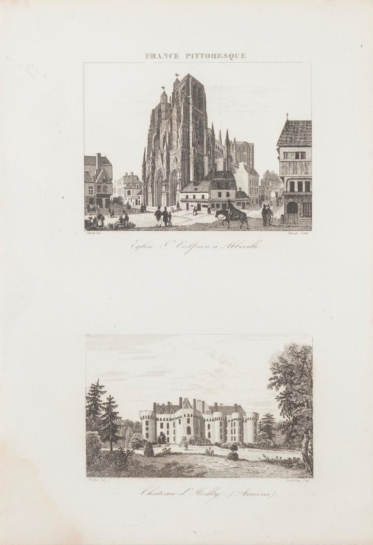 Unknown - French Castle - Original Etching - 19th Century For Sale at ...