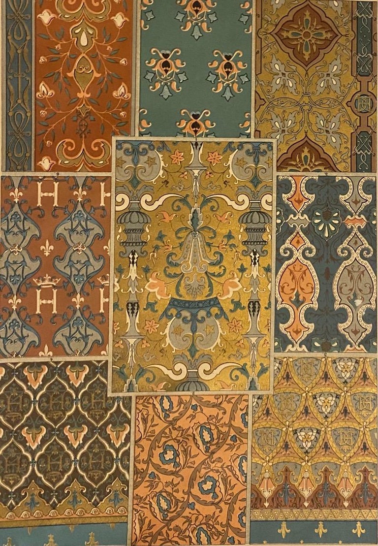 Unknown - French Renaissance Pattern - Original Lithograph - 19th ...