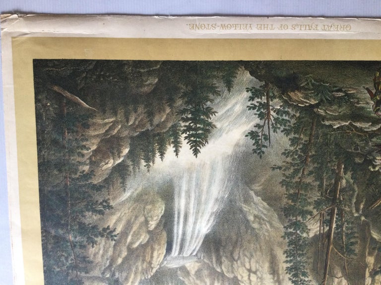 Unknown - Great Falls of the Yellow-Stone, Yellowstone National Park ...