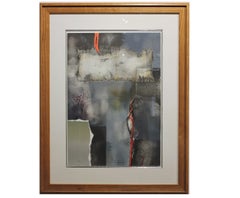 Karl Umlauf - "Striations" Abstract Expressionist Etching at 1stDibs
