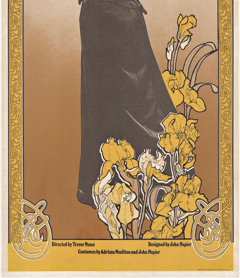 Unknown - Hedda Gabler original British theater or stage poster at 1stDibs