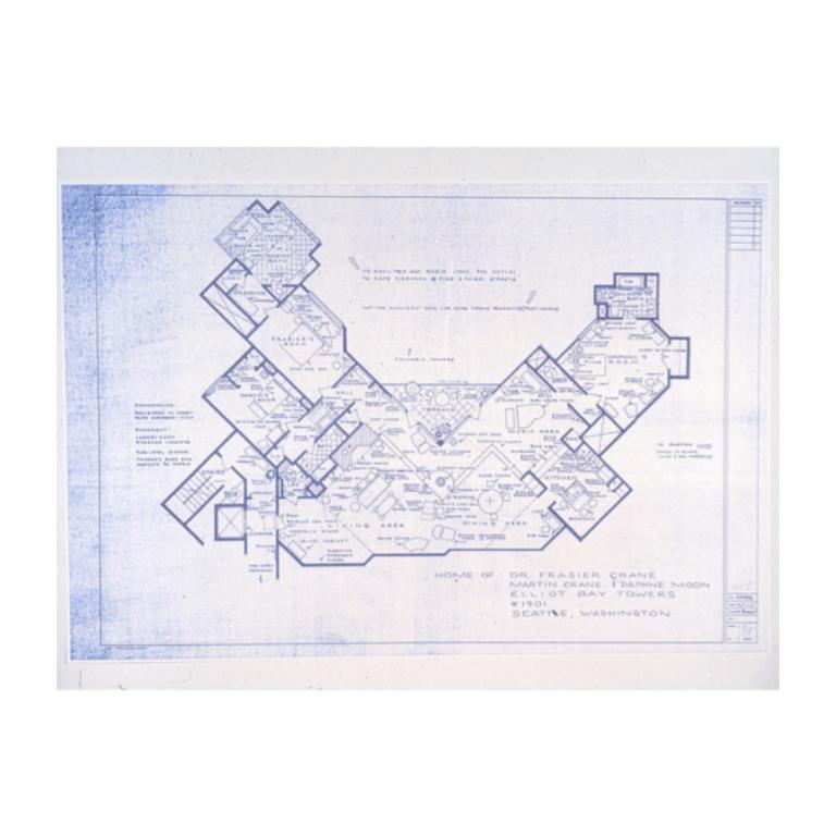 Unknown - Home of Dr. Fraiser Crane (Frasier) Printing by Mark Bennett ...