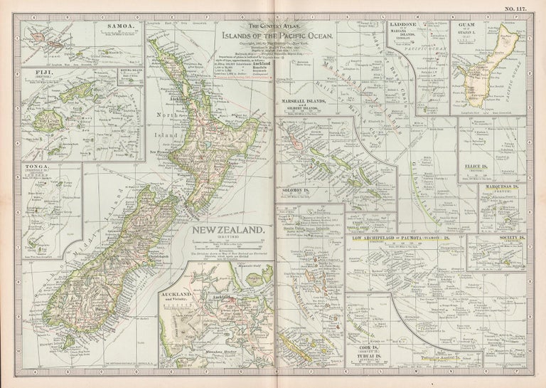 Unknown - Islands of the Pacific Ocean - New Zealand, Tonga. Century ...