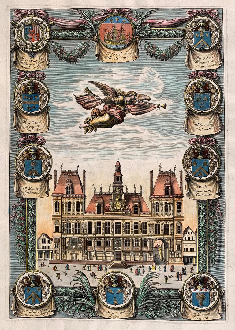 Unknown - L' Hostel de Ville Paris (The City Hall of Paris) For Sale at ...