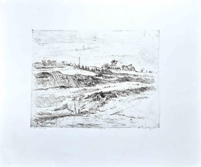 Unknown - Landscape - Etching - Mid-20th Century For Sale at 1stDibs