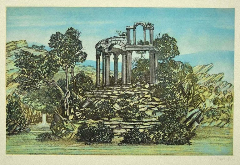 Unknown - Landscape - Original Etching - Mid-20th Century For Sale at ...