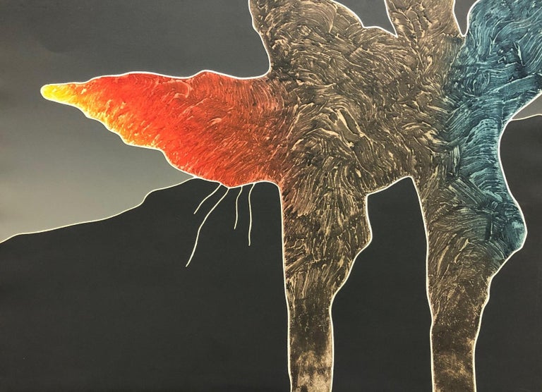 Unknown - Moon 1-Embossed Print, Signed by Artist (artist signature is ...