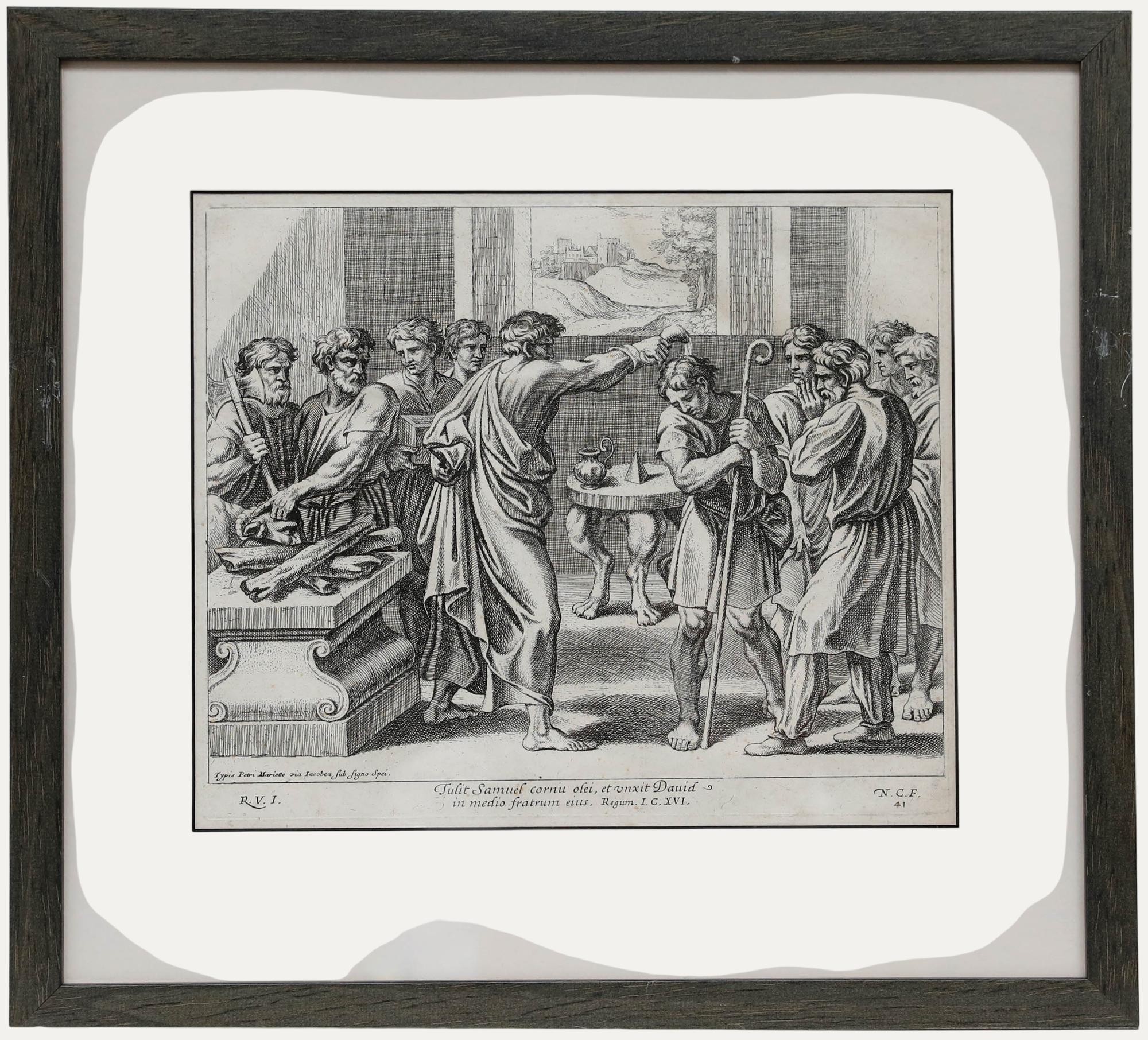 Unknown - Nicolas Chaperon (1612-1656) After Raphael - Engraving ...