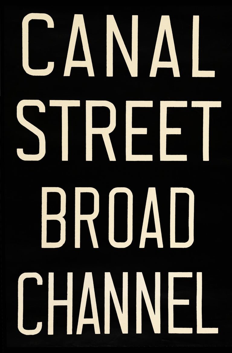 Unknown - NYC subway sign - Canal Street / Broad Channel For Sale at ...