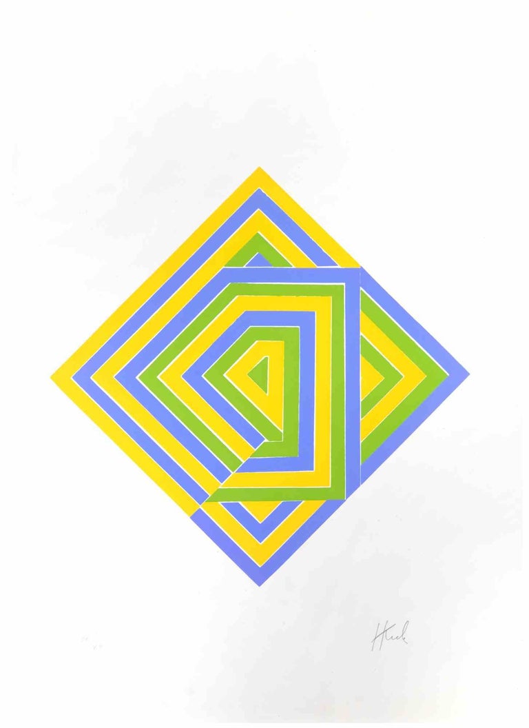 Unknown - Optic Maze - Screenprint - 1970s For Sale at 1stDibs