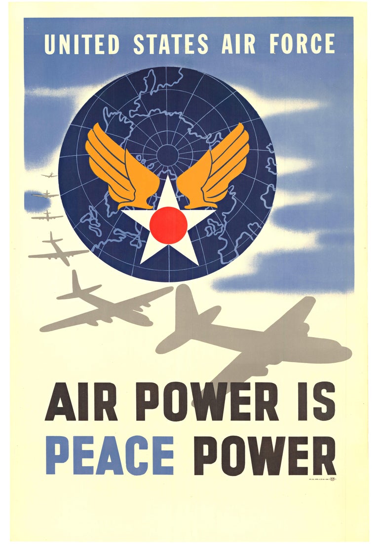 Unknown - Original 1948 United States Air Force vintage poster For Sale ...
