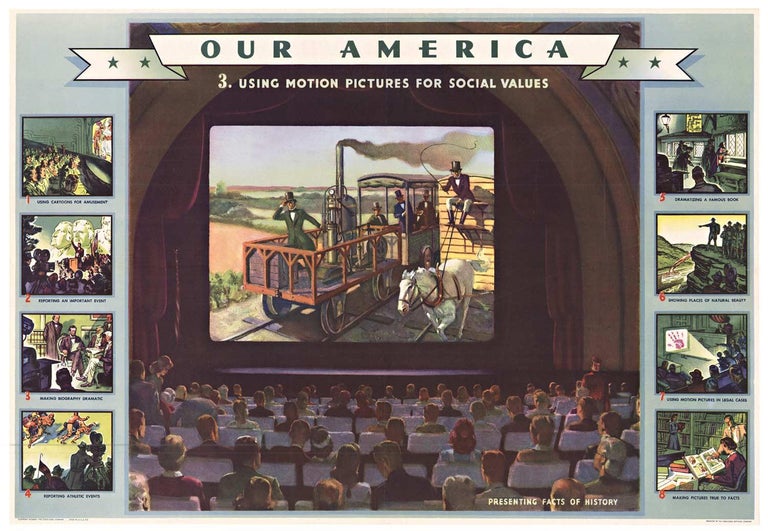 Unknown - Original Coca Cola "Our America #3 Motion Pictures vintage ...
