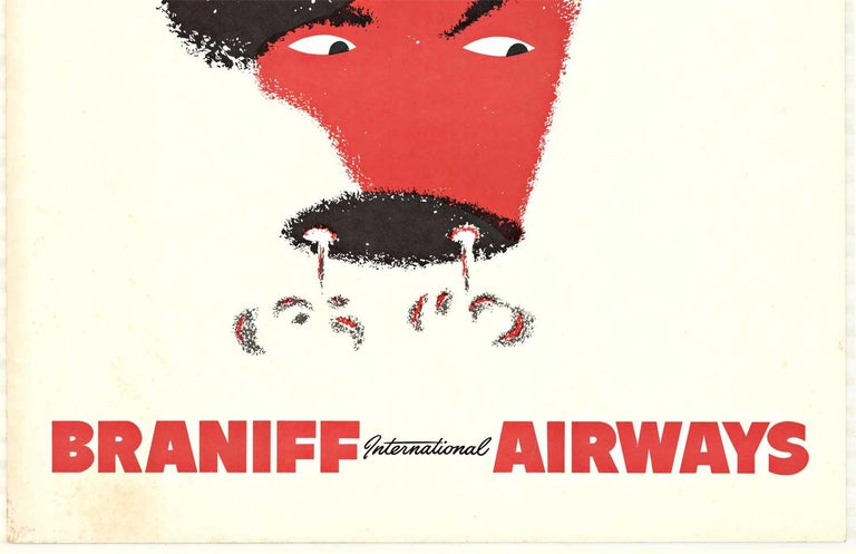 Unknown - Original "Peru" Braniff International Airlines vintage poster ...