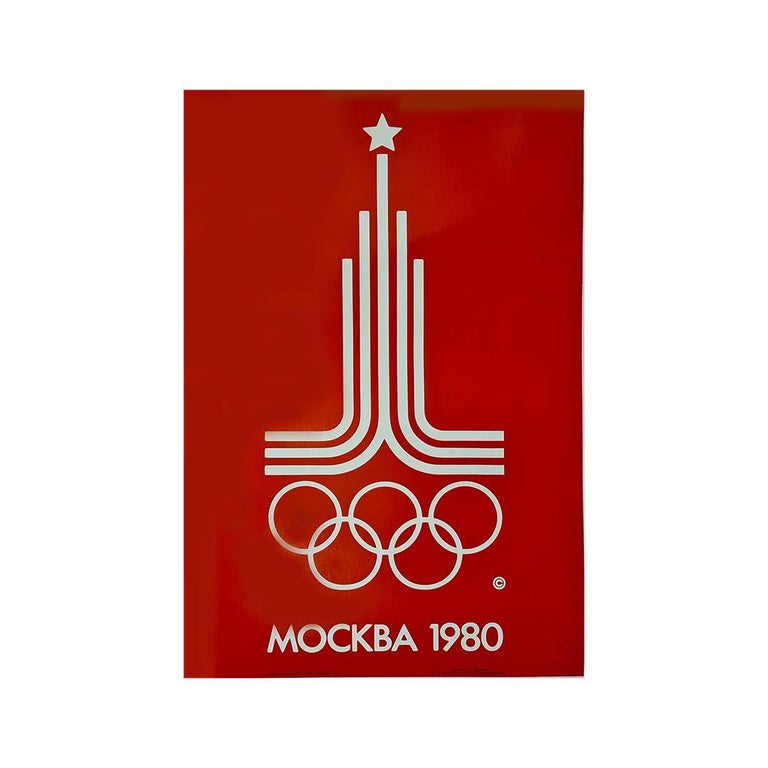 Unknown - Original poster for the Olympic Games of Moscow in 1980 ...