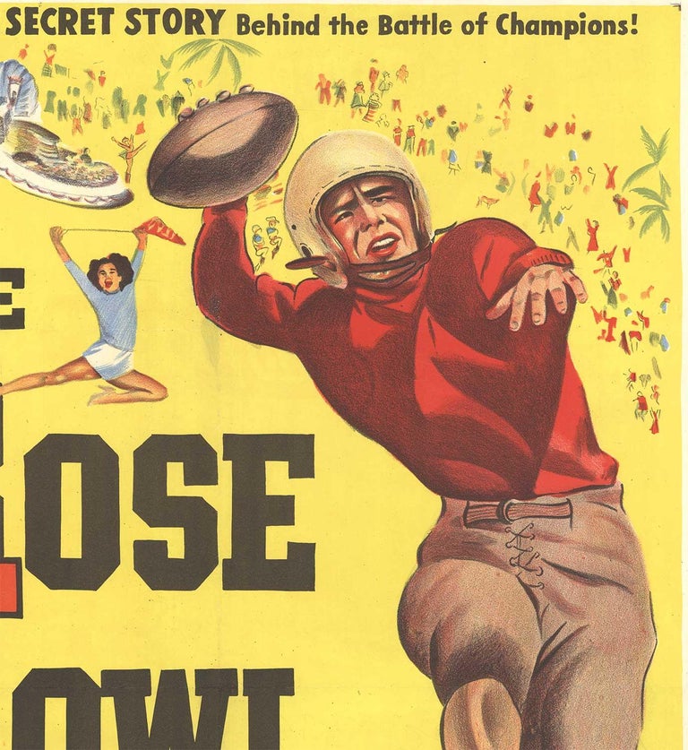 Unknown - Original "The Rose Bowl Story" vintage Football movie poster ...