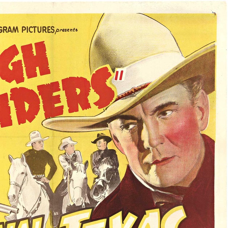 Unknown - Original 'The Rough Riders' "Down Texas Way" original 1-sheet ...