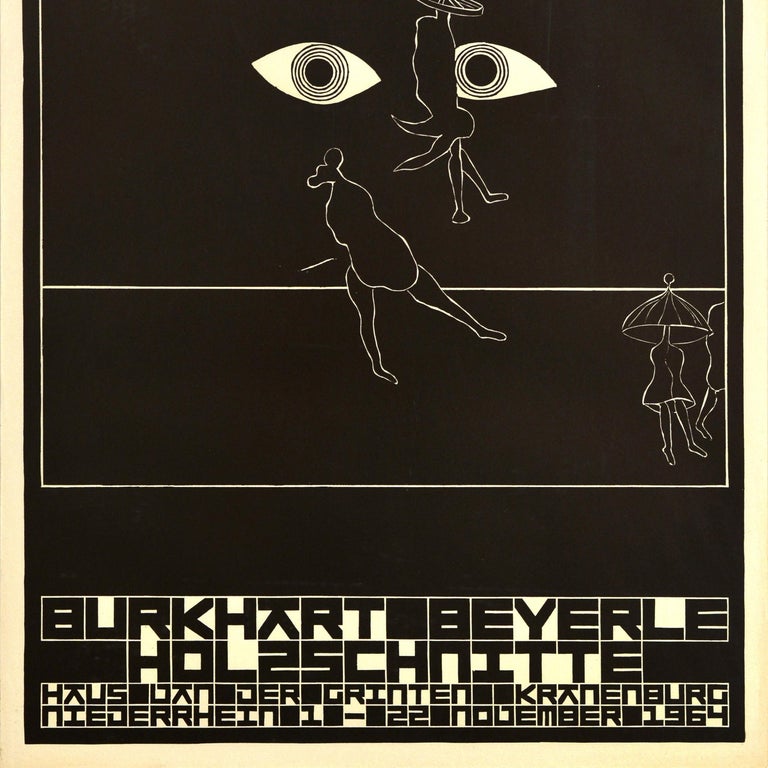 Unknown - Original Vintage Advertising Poster Burkhart Beyerle Woodcuts ...