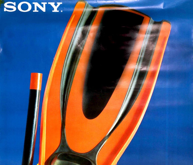 Unknown - Original Vintage Advertising Poster Sony Walkman Sports ...