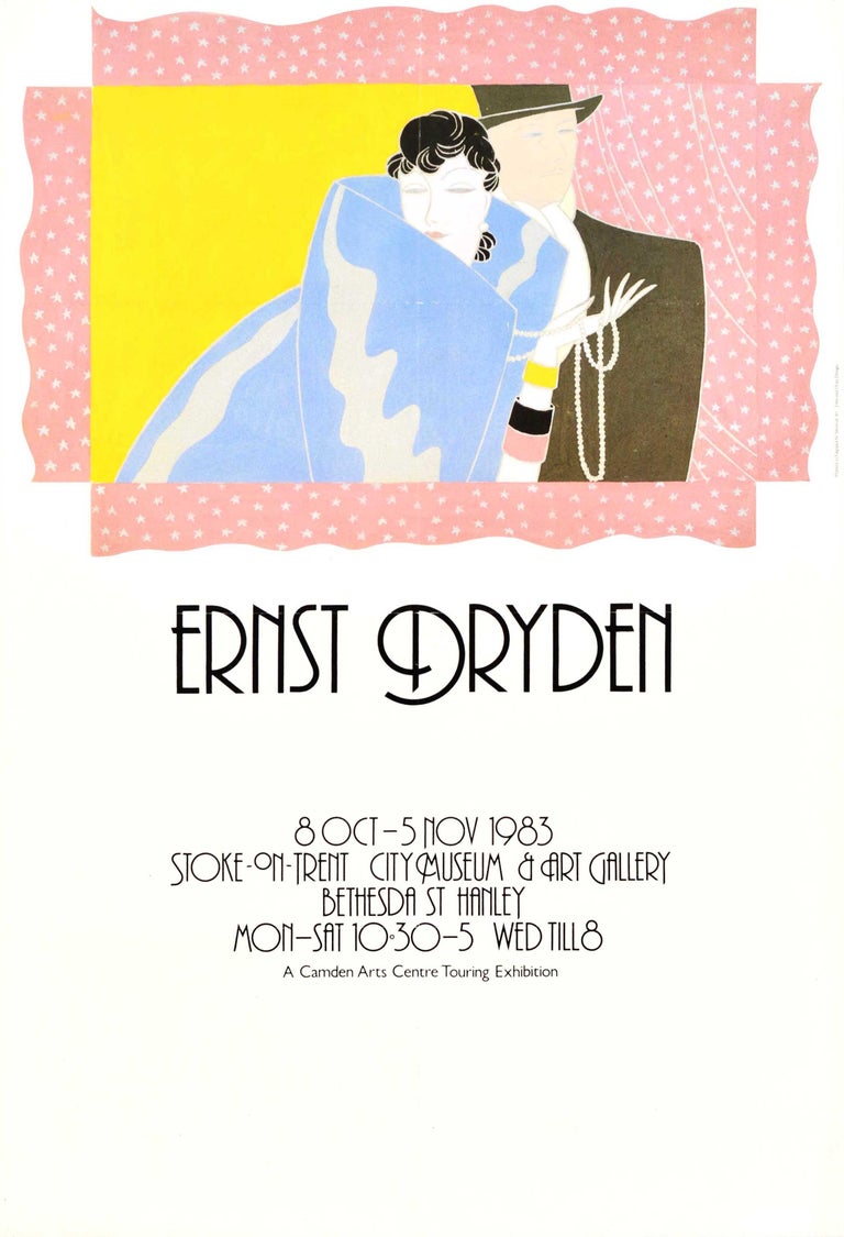 Unknown - Original Vintage Art Deco Poster Ernst Dryden Fashion Design ...