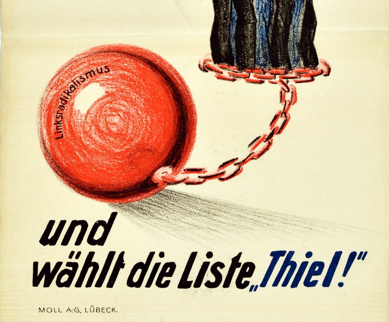 Unknown - Original Vintage German Propaganda Poster Macht Euch Frei ...