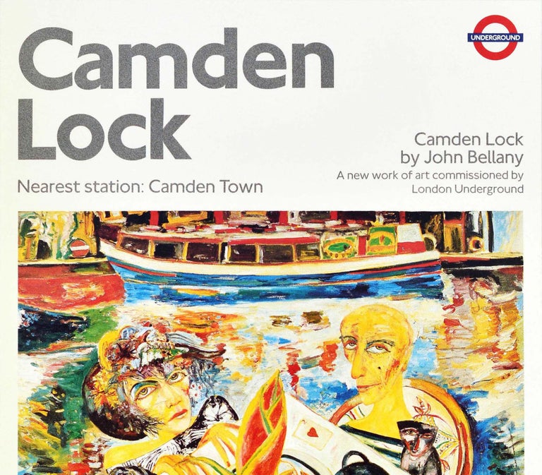 Unknown - Original Vintage London Underground Poster LT Camden Lock ...