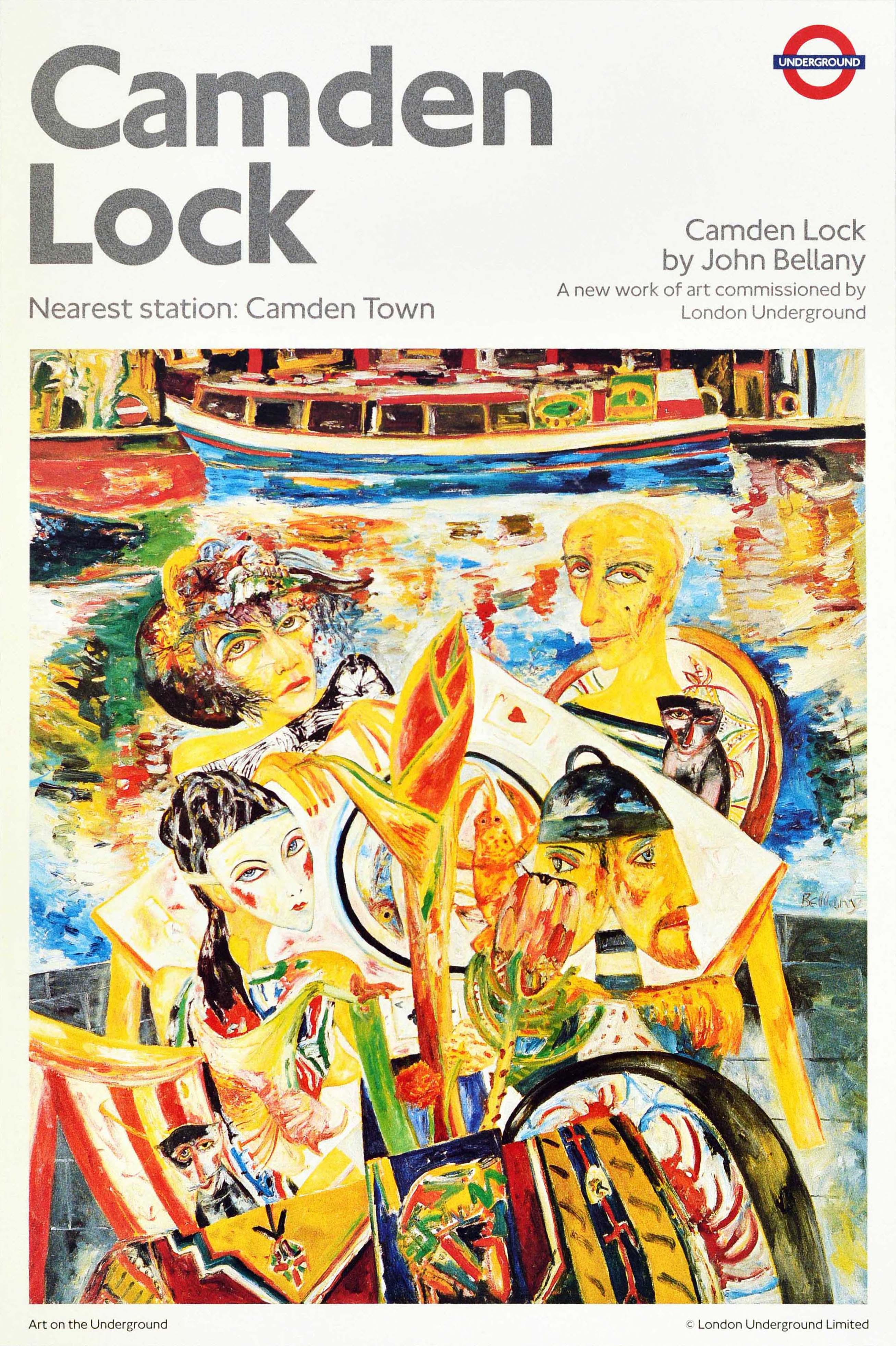 Unknown - Original Vintage London Underground Poster LT Camden Lock ...