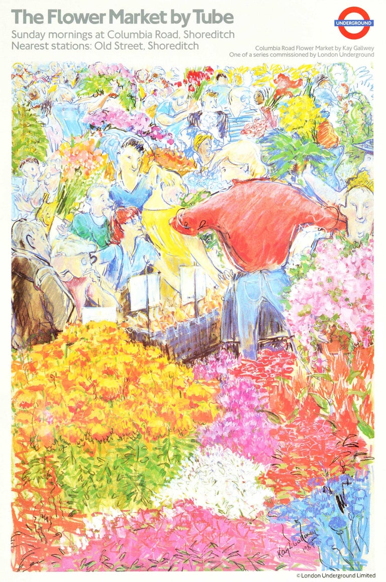 Unknown - Original Vintage London Underground Poster LT Columbia Road ...