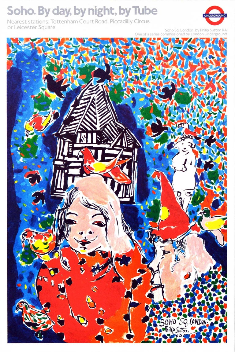 Unknown - Original Vintage London Underground Poster Soho By Tube ...