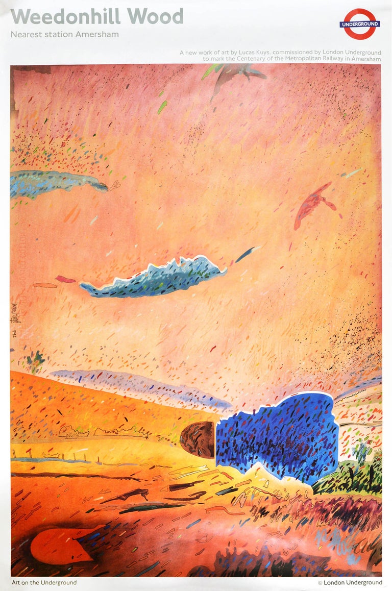 Unknown - Original Vintage London Underground Poster Wee Weedonhill ...