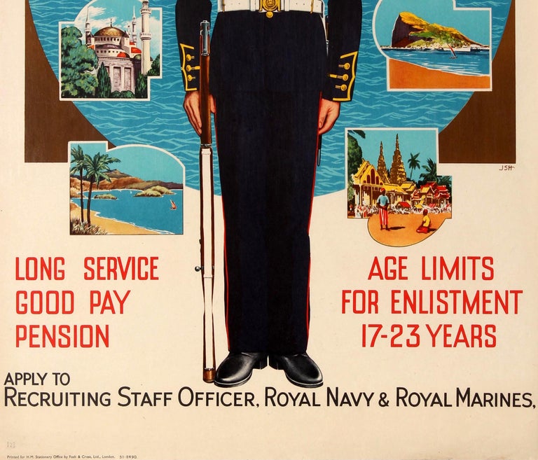 Unknown - Original Vintage Military Recruitment Poster The Royal ...
