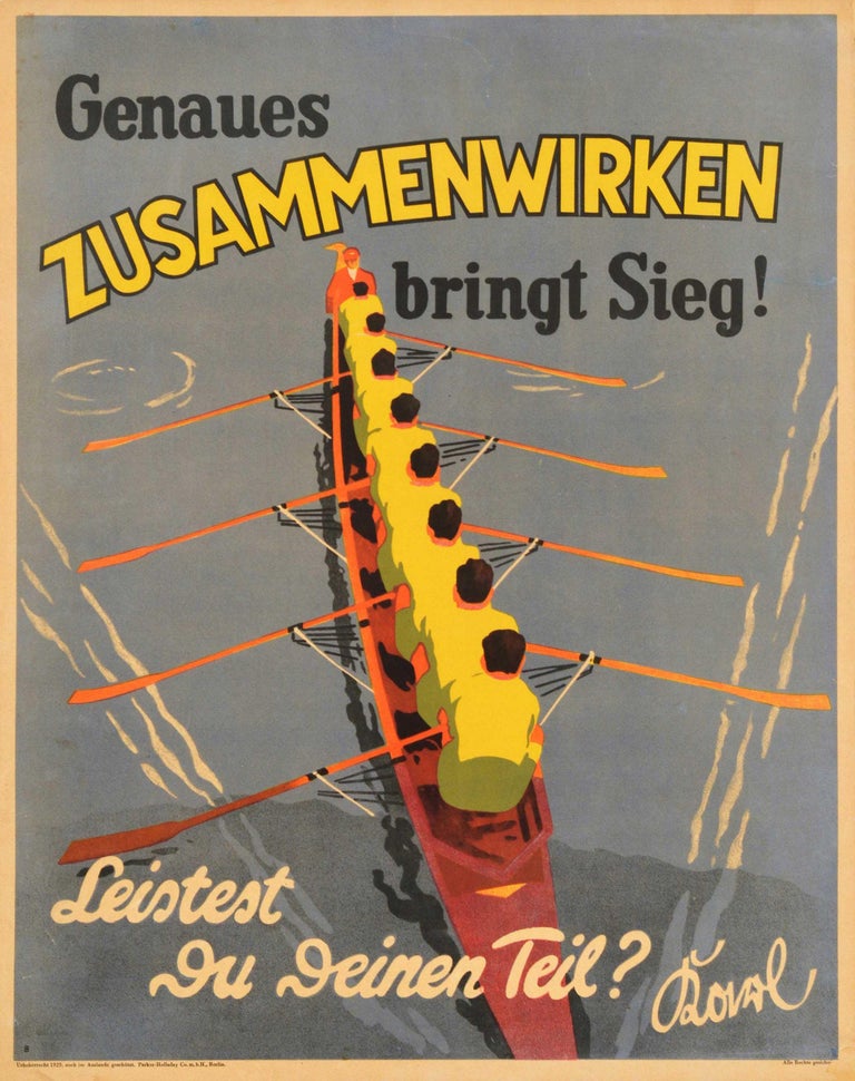 Vintage Rowing Posters