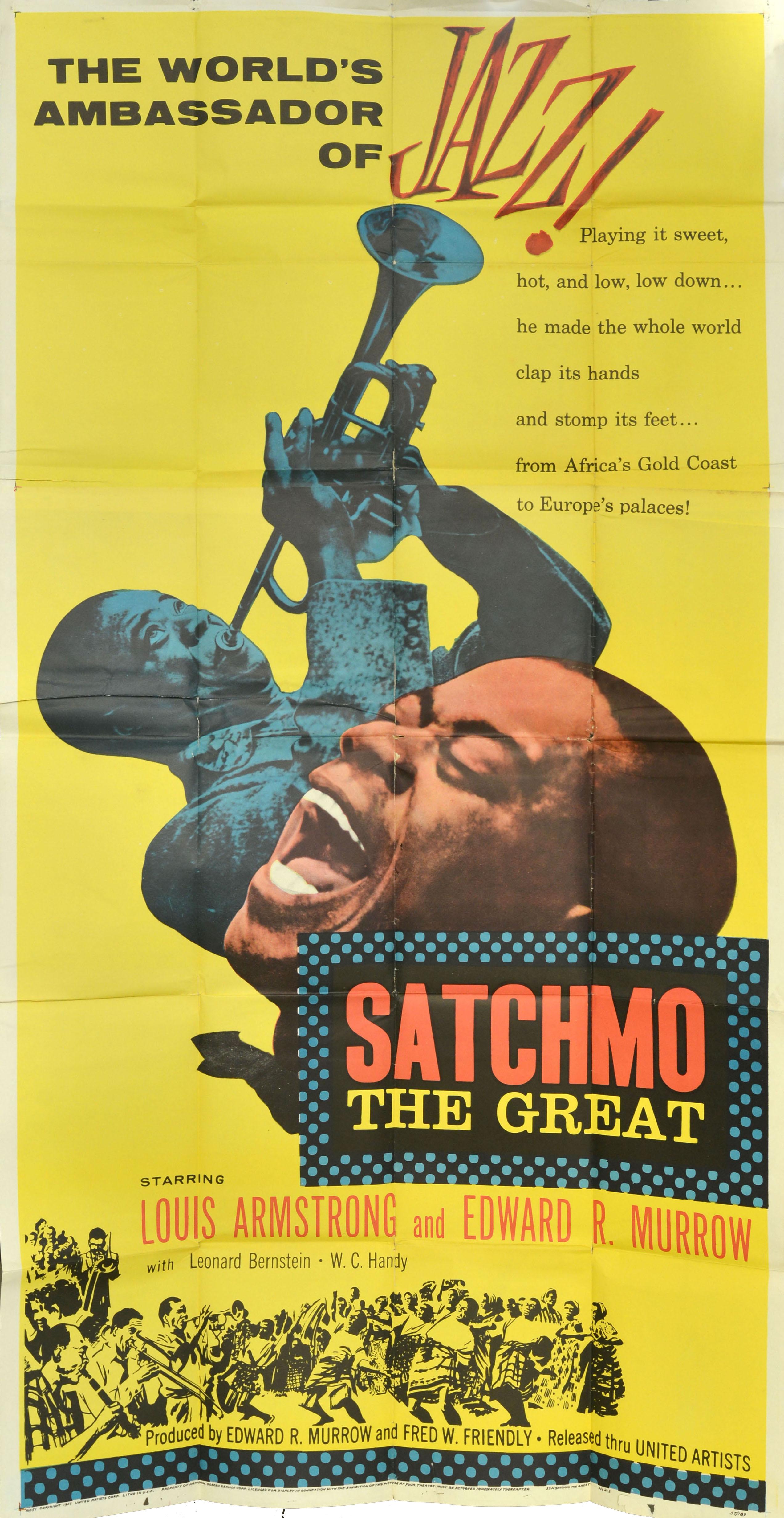 Unknown - Original Vintage Film Poster Satchmo The Great Louis ...
