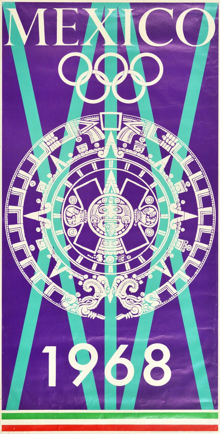 Unknown - Original Vintage Sports Poster Mexico Olympic Games 1968 ...