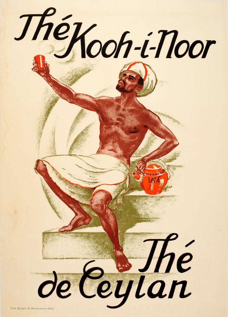 Unknown - Original Vintage Sri Lanka Ceylon Tea Poster For Thé Kooh-i ...