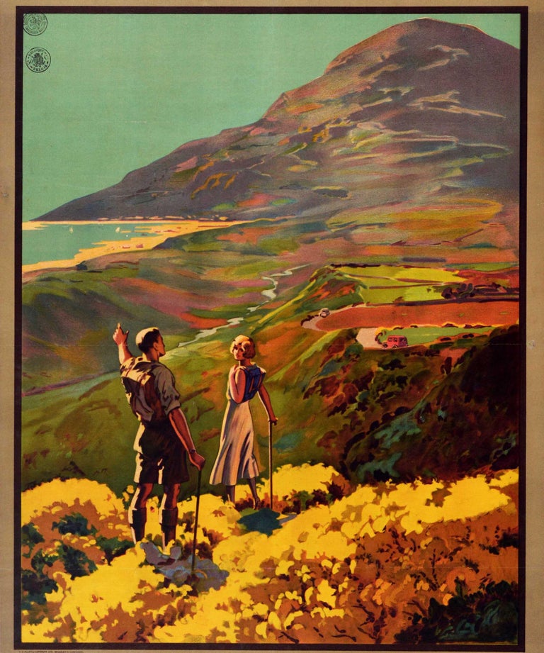 Unknown - Original Vintage Travel Poster Come To Ulster Royal Mail ...