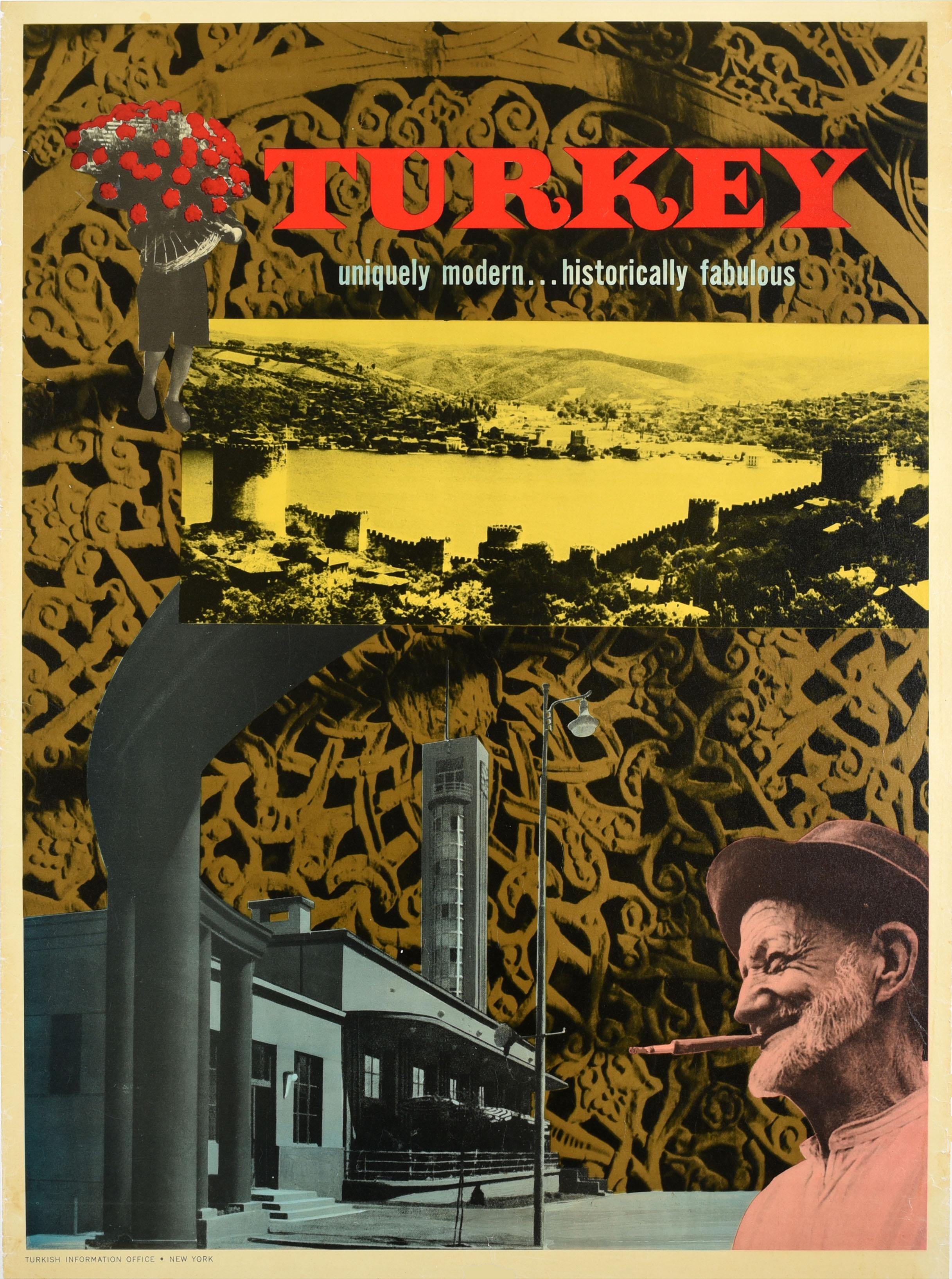 Unknown - Original Vintage Travel Poster Turkey Uniquely Modern ...