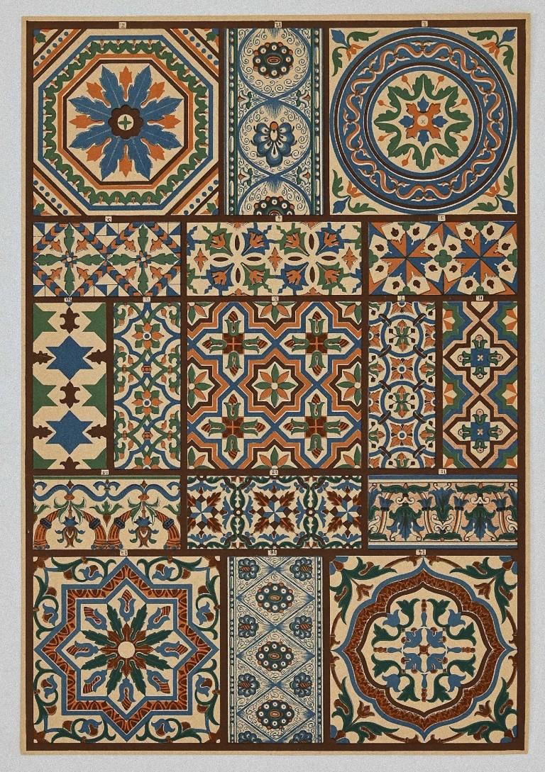 Unknown - Patterns of the Italian Renaissance - 19th century For Sale ...